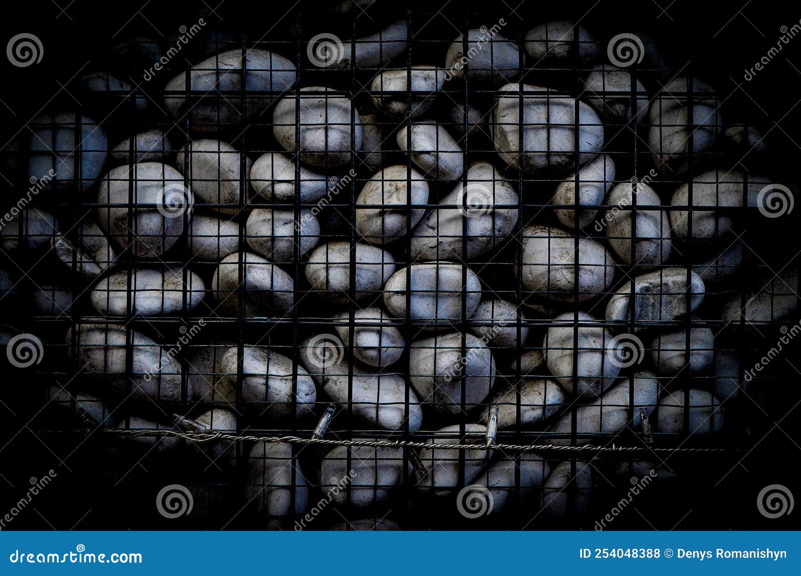 Background of Stones with Dark Vignette Stock Photo - Image of stone ...
