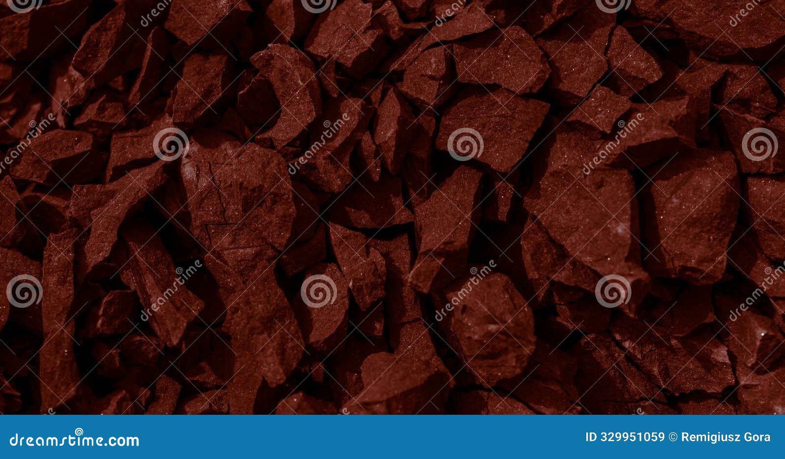 Background of Stones and Minerals, Mining Origin in Red Stock Image ...