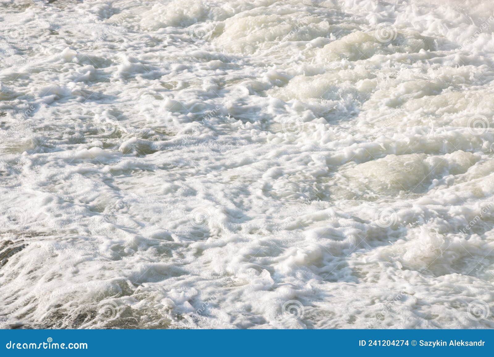 Background of Stormy Boiling Water Falling from a Great Height of the ...
