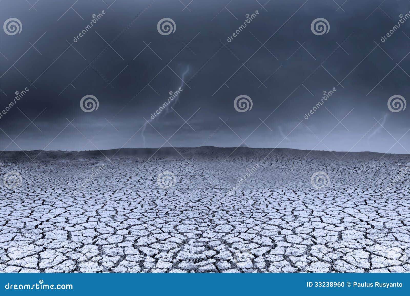 Background Stormy Weather and Dry Ground Stock Illustration ...