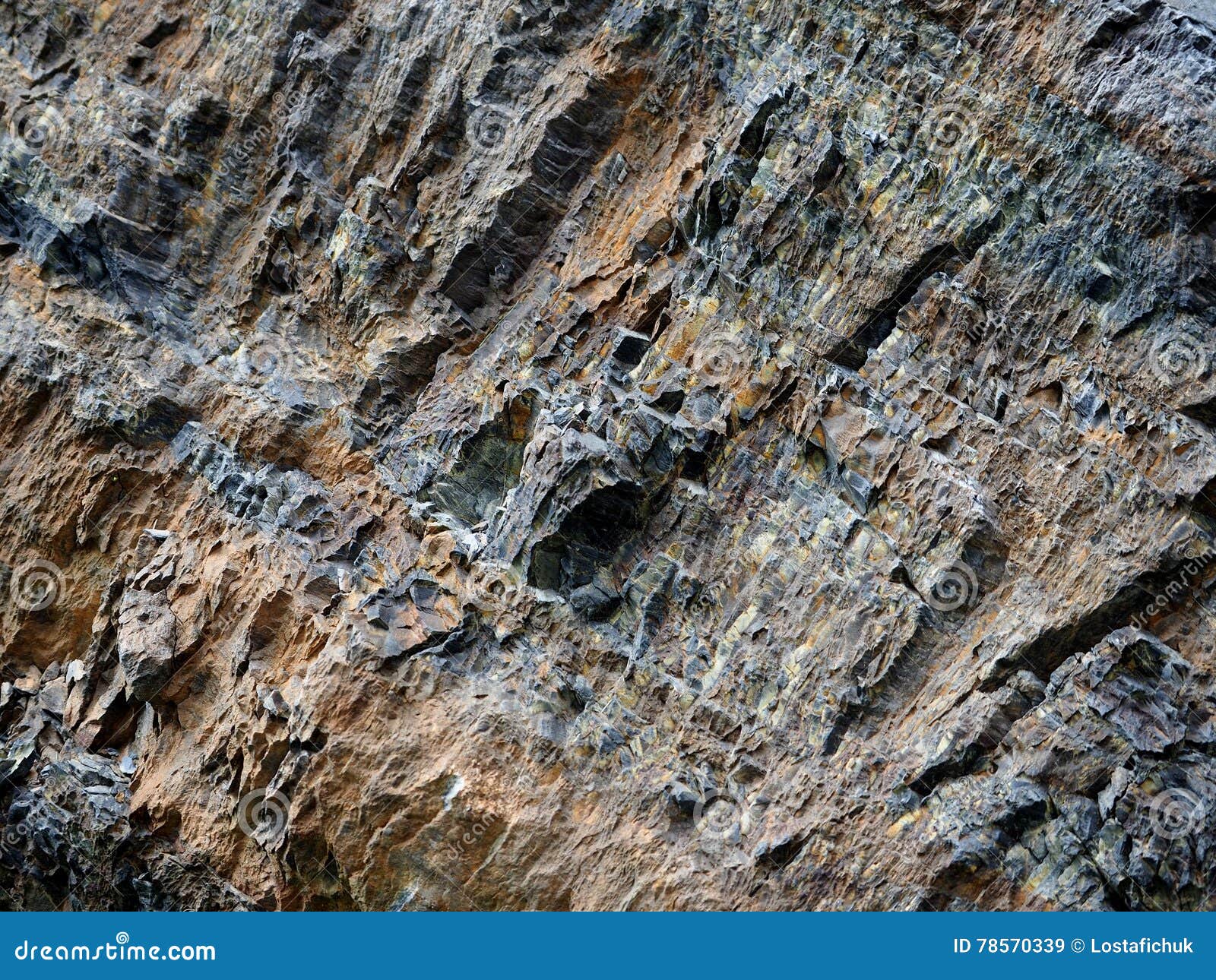 Background of Stratified Rock Stock Image - Image of geologist ...