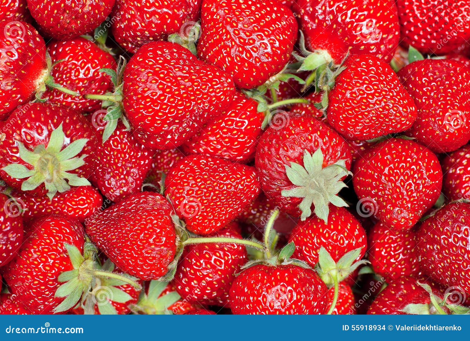 Background of Strawberry, Top View Stock Photo - Image of vitamin, meal ...