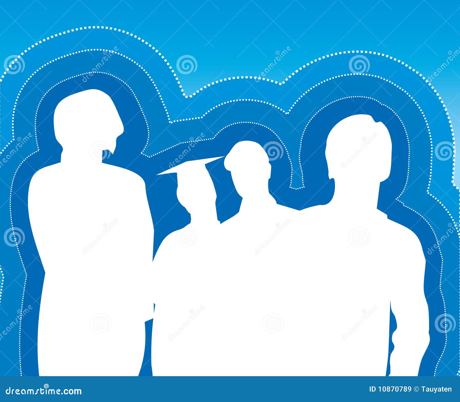 Background With Students Royalty Free Stock Images - Image: 10870789