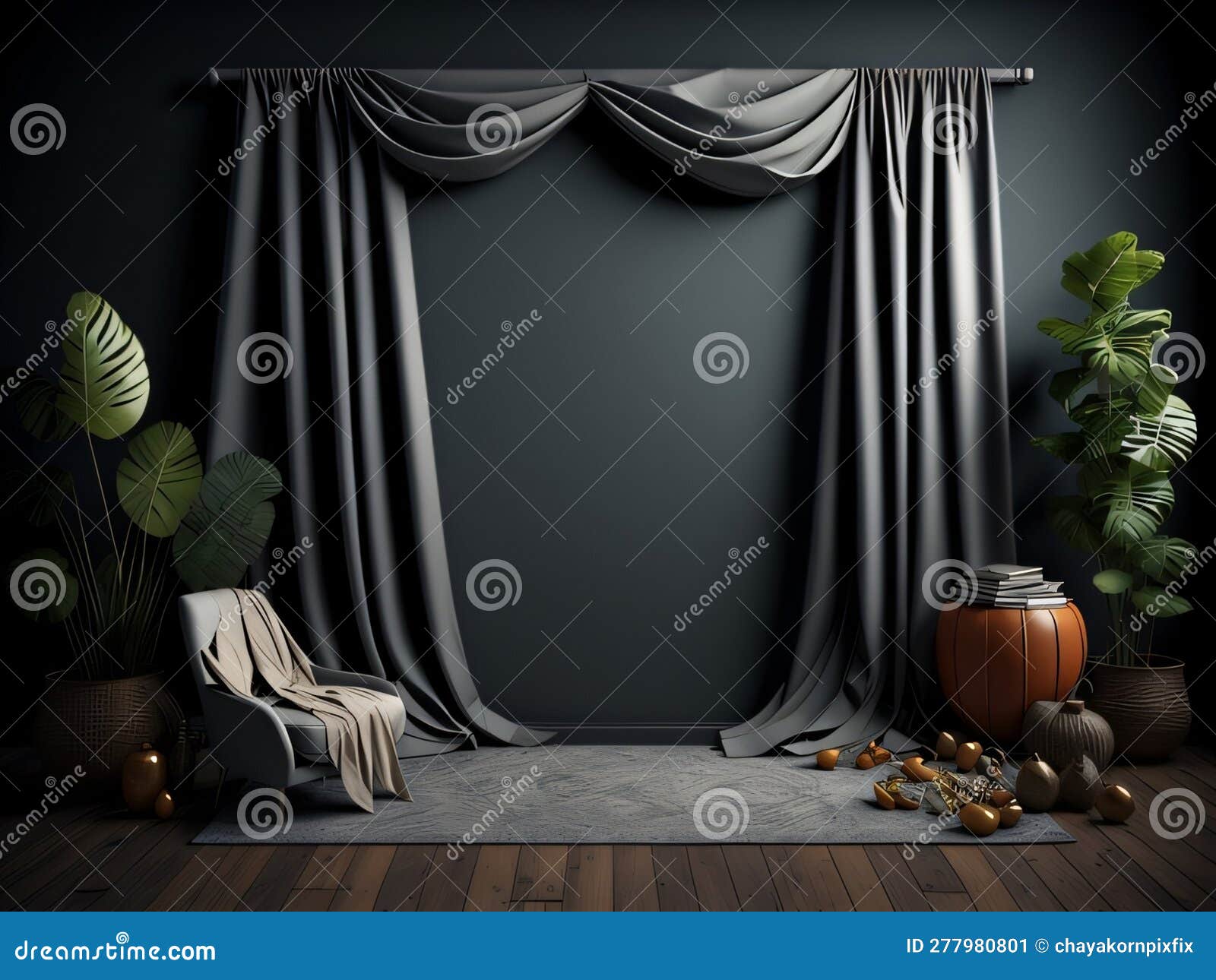 Background Studio Portrait Backdrops Photo 4K Stock Illustration ...