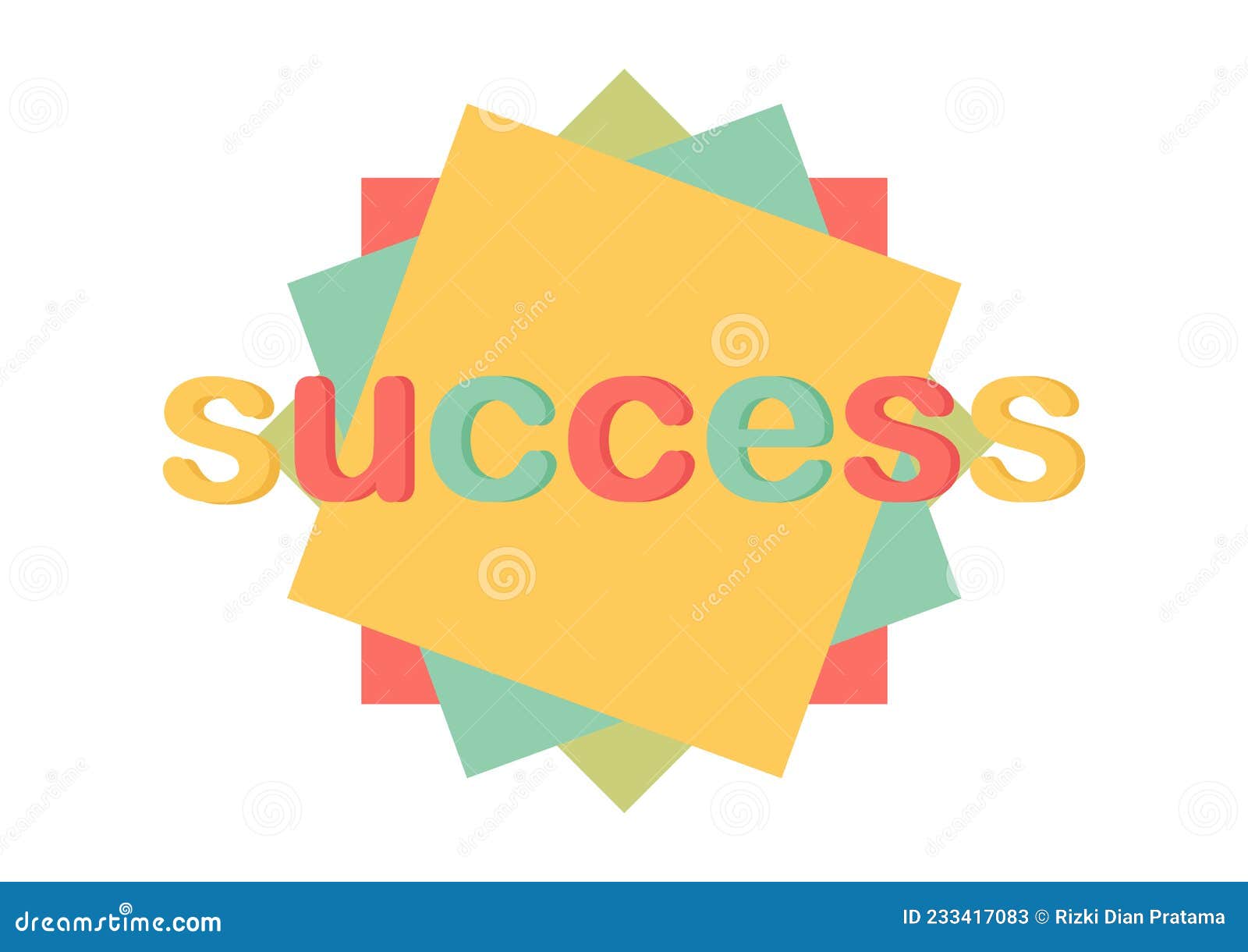 Background with Success Theme 3 Stock Vector - Illustration of colorful ...