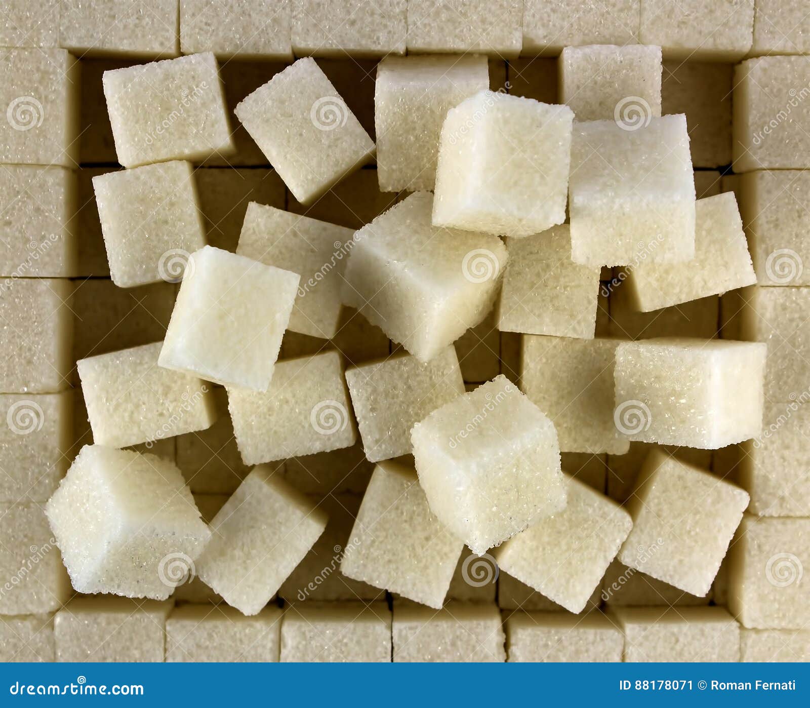 Background of sugar cubes stock image. Image of health - 88178071