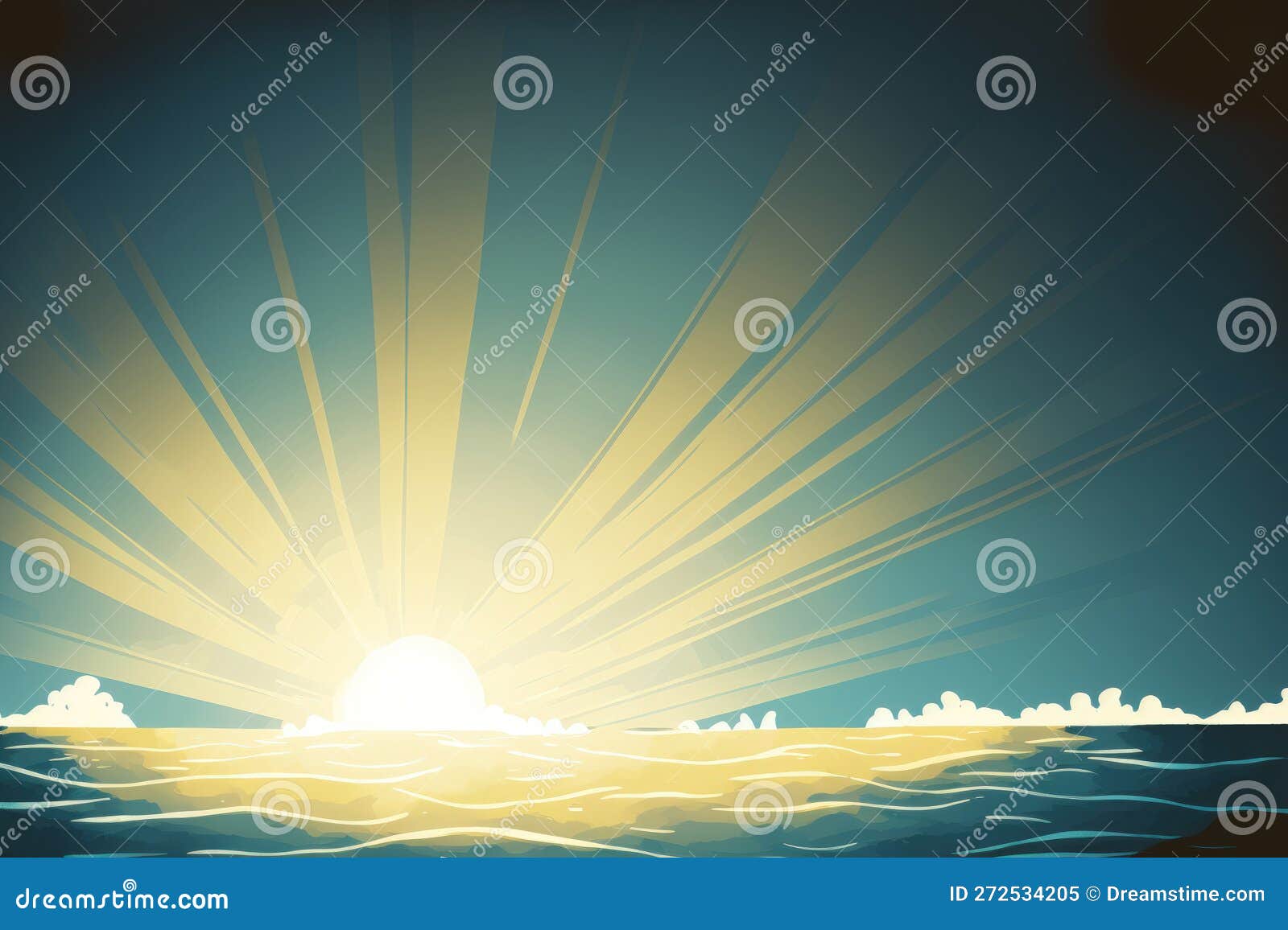 Background of Sunlight Reflecting Off the Water in the Ocean Stock ...