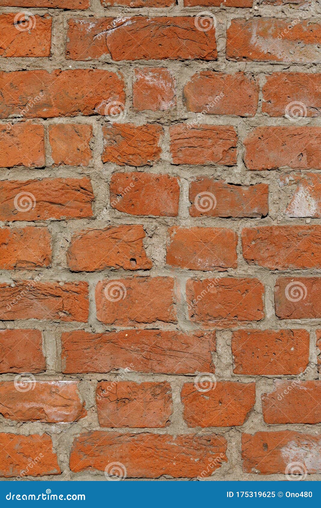 Background from the Surface of the Red Brickwork Stock Image - Image of ...
