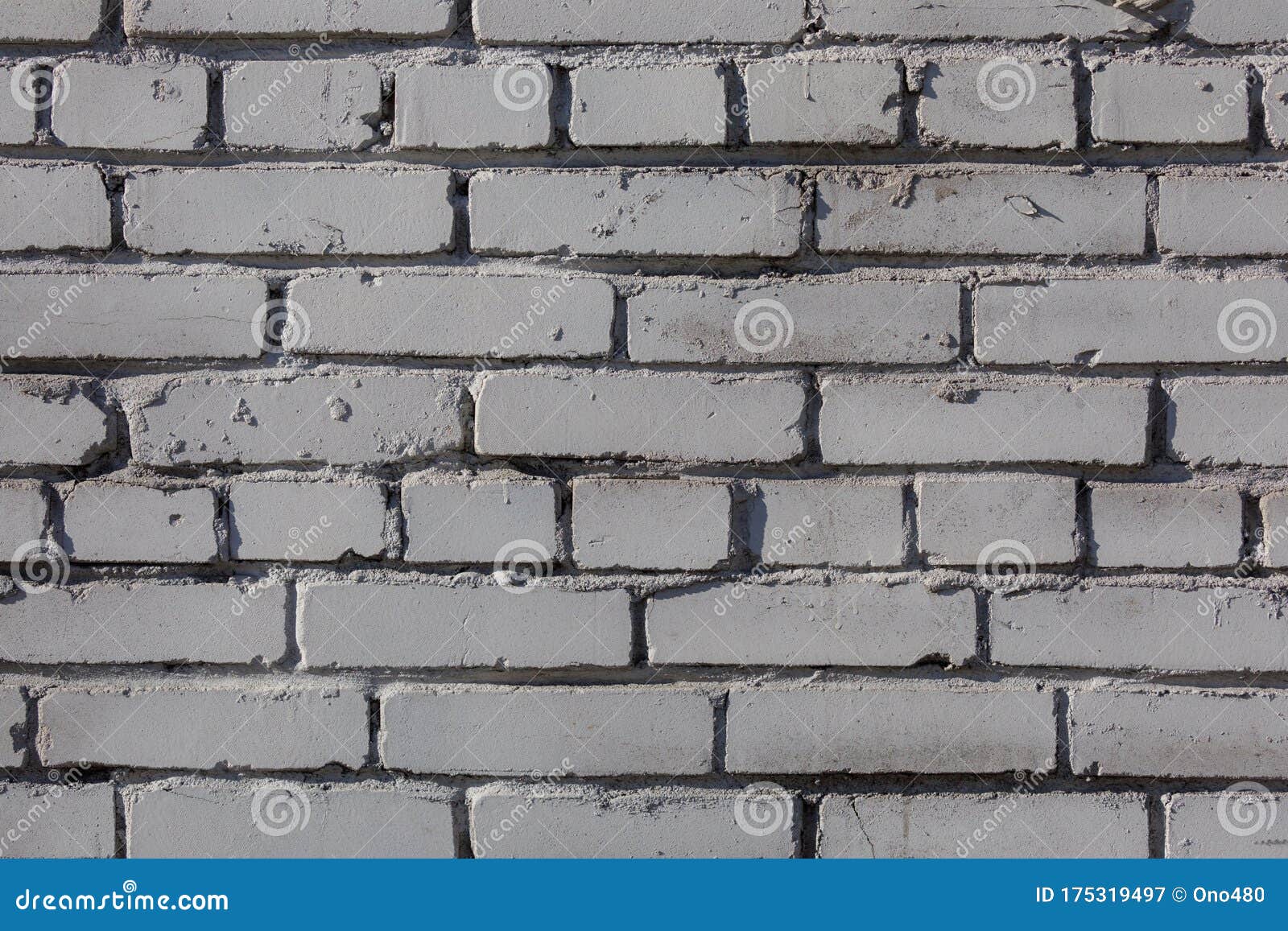 Background of Surface of White Brickwork Stock Image - Image of ...