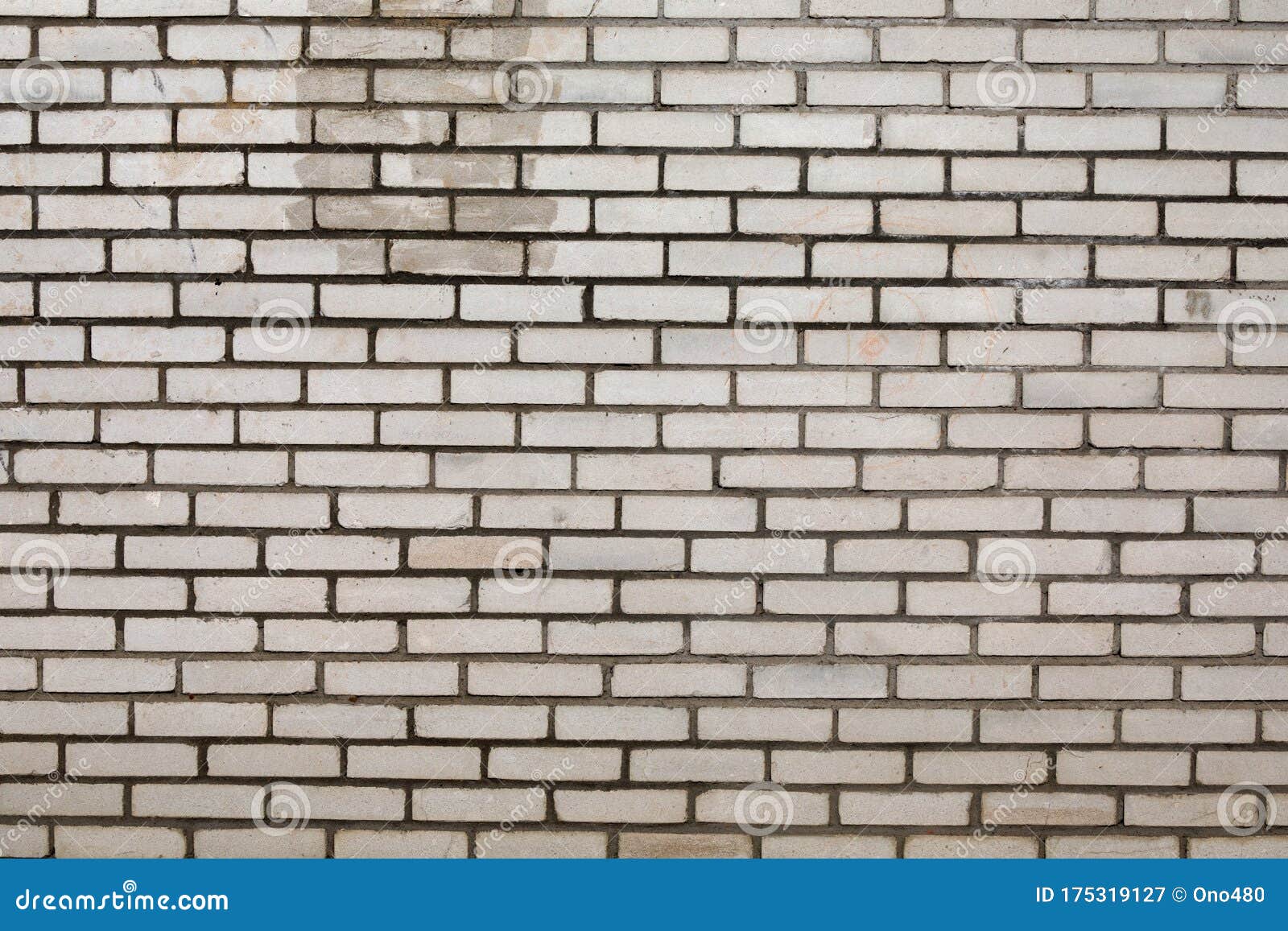 Background of Surface of White Brickwork Stock Image - Image of ...