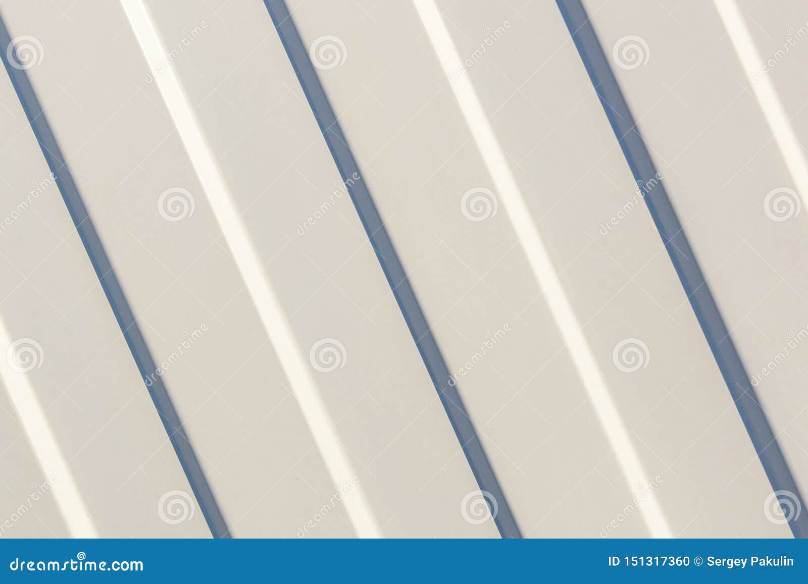 Background. the Surface of the White Profiled Sheet Stock Photo - Image ...