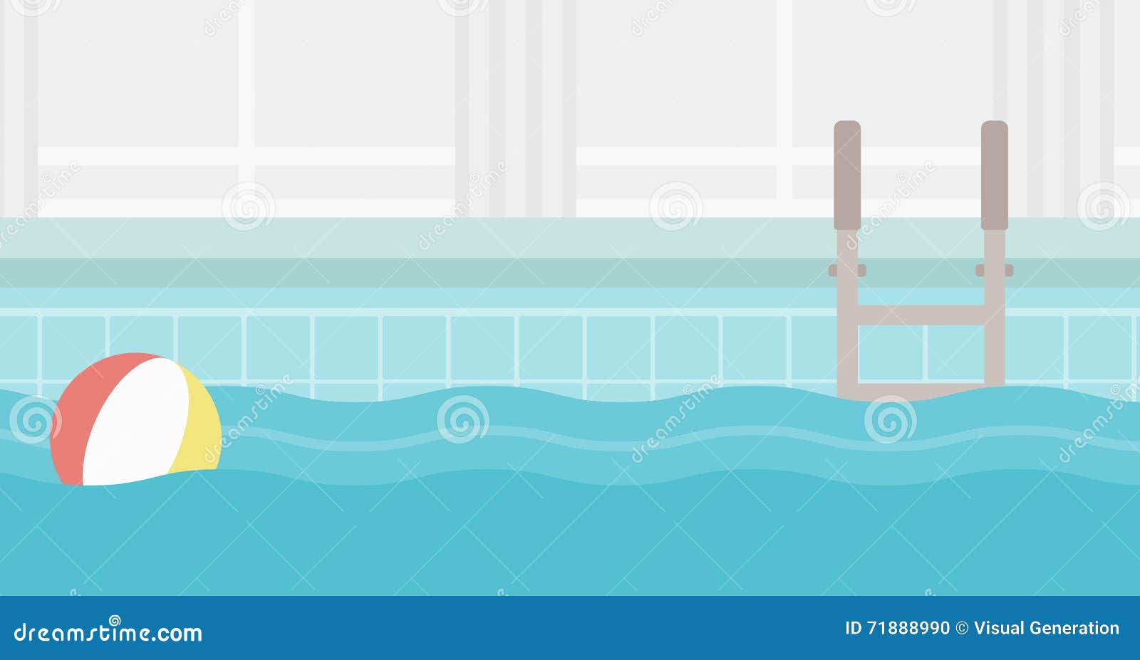 Background of Swimming Pool. Stock Vector - Illustration of horizontal ...