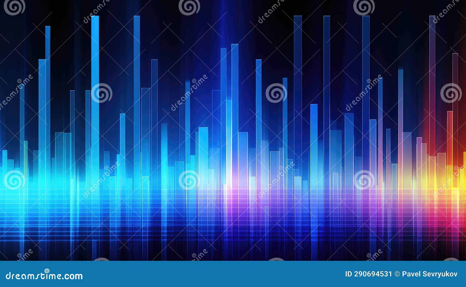 Background Synchronized Equalization Abstract Stock Illustration ...