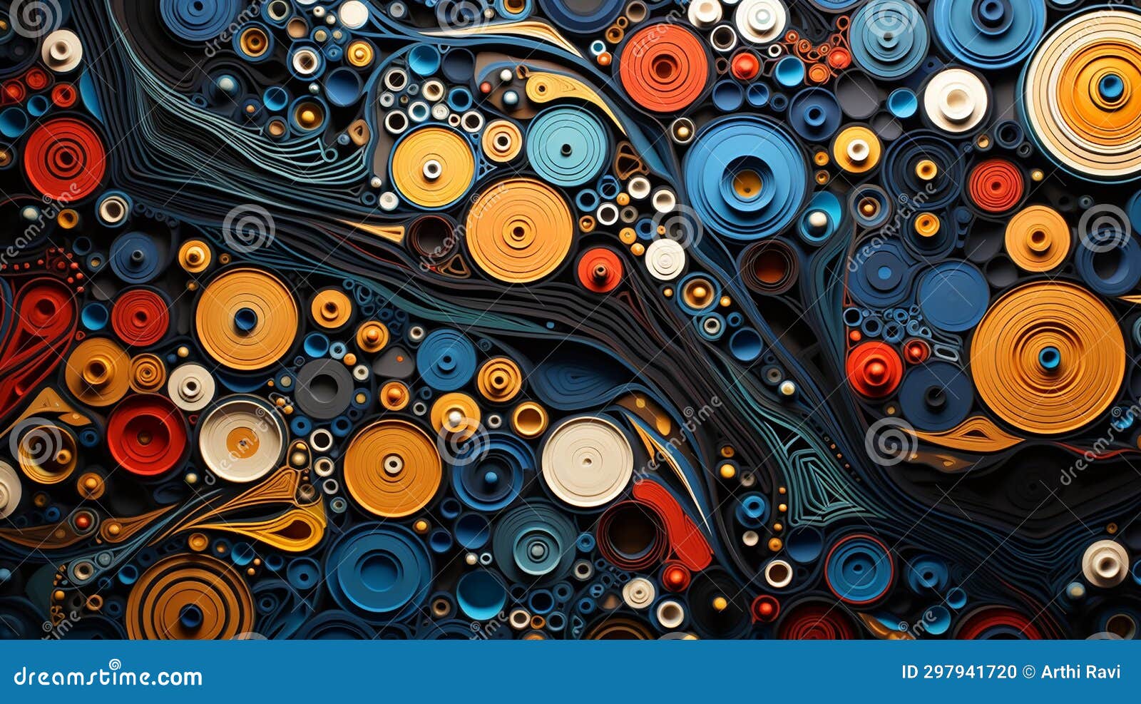 A Background with the Tactile Feel of an Abstract Painting Featuring ...