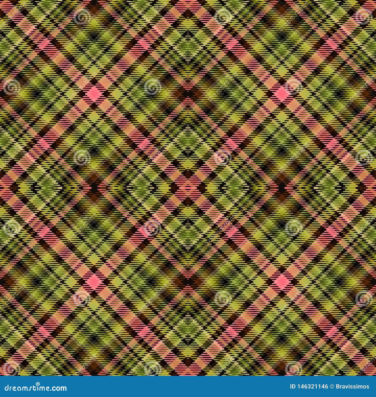 Background Tartan, Seamless Abstract Pattern, Celtic Cell Stock ...