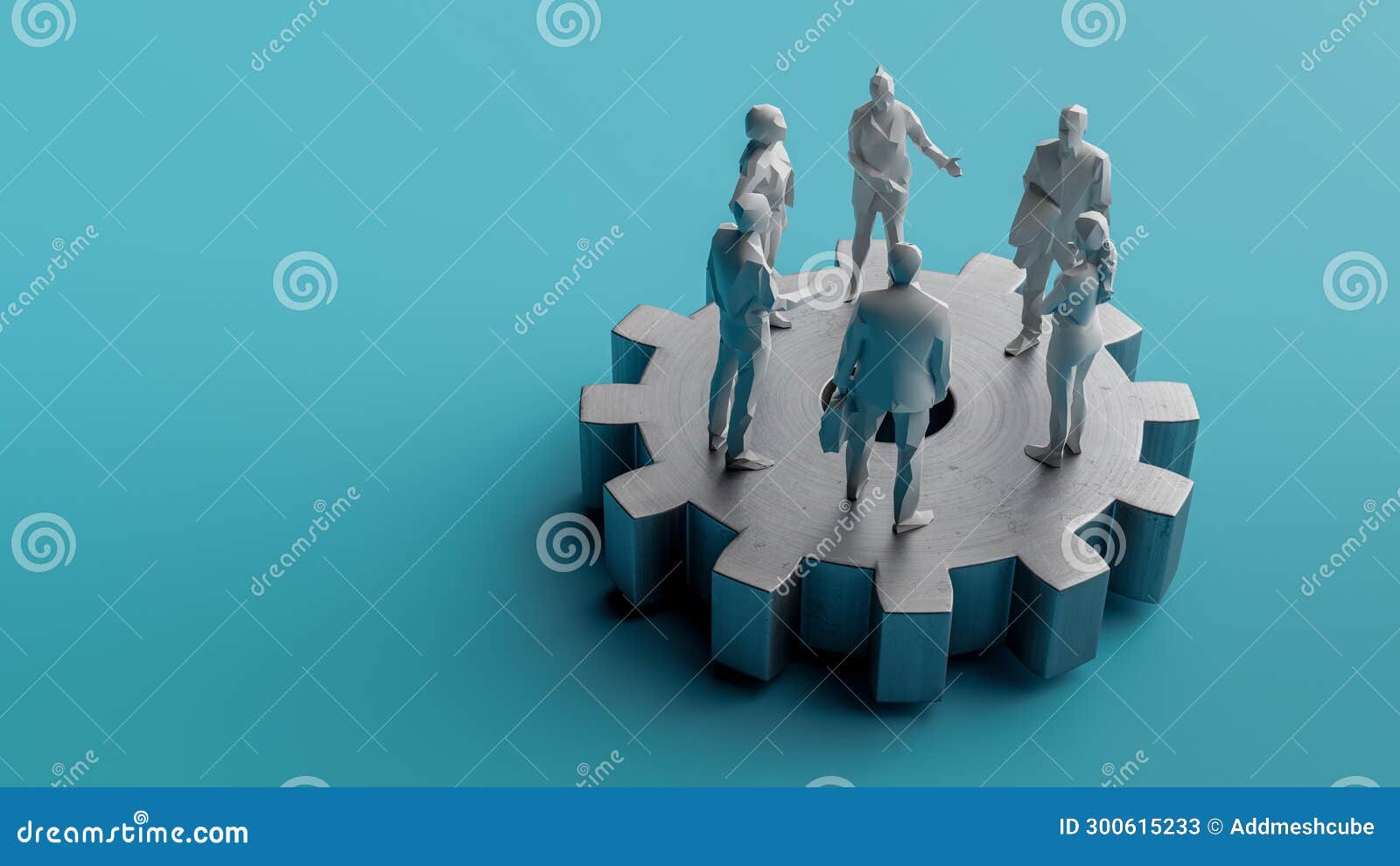 The Background of the Teamwork Concept Where People Work Together on ...