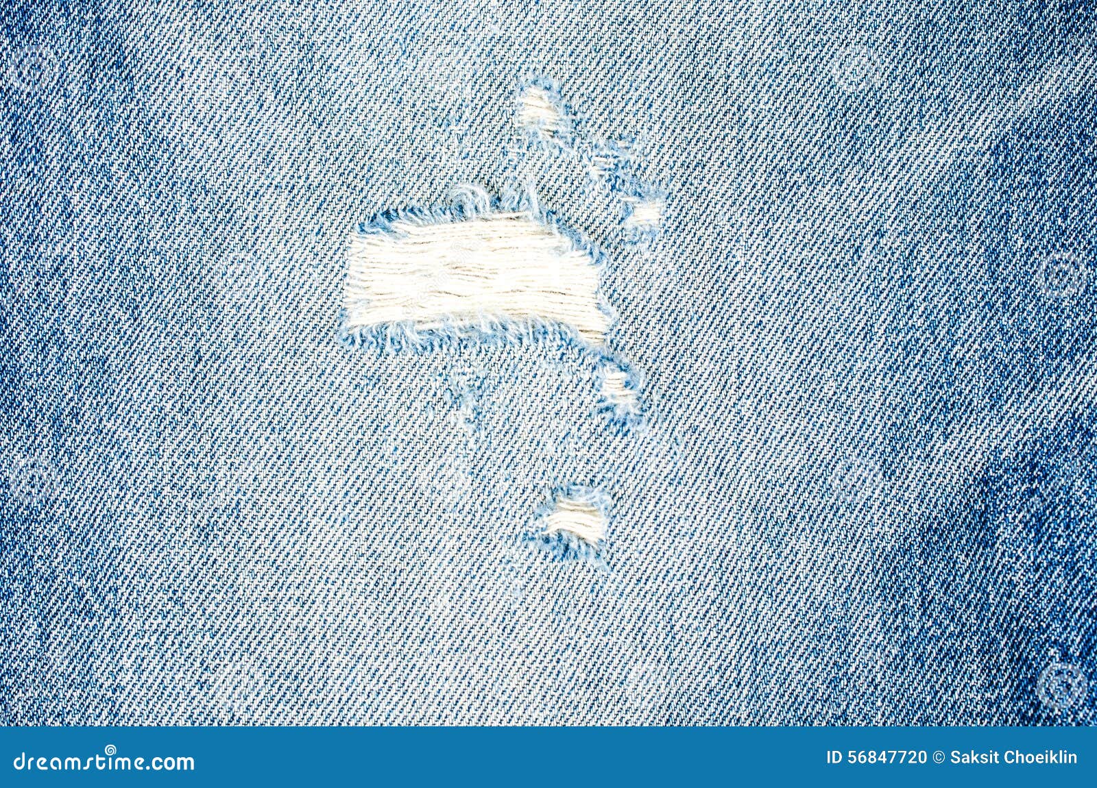 Background of Tear Blue Jeans Texture Stock Photo - Image of background ...