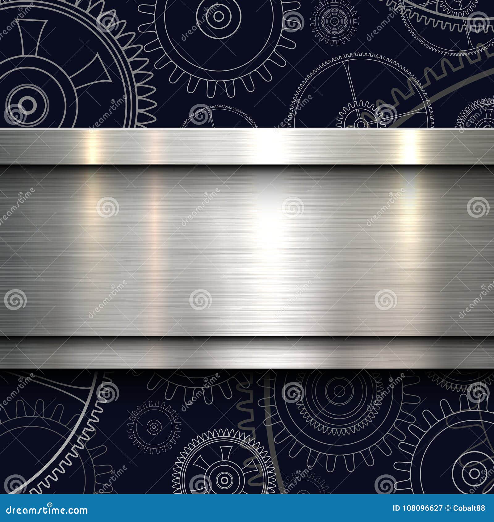 Technology Gears Concept On The Grey Background. Hi-tech Gears ...