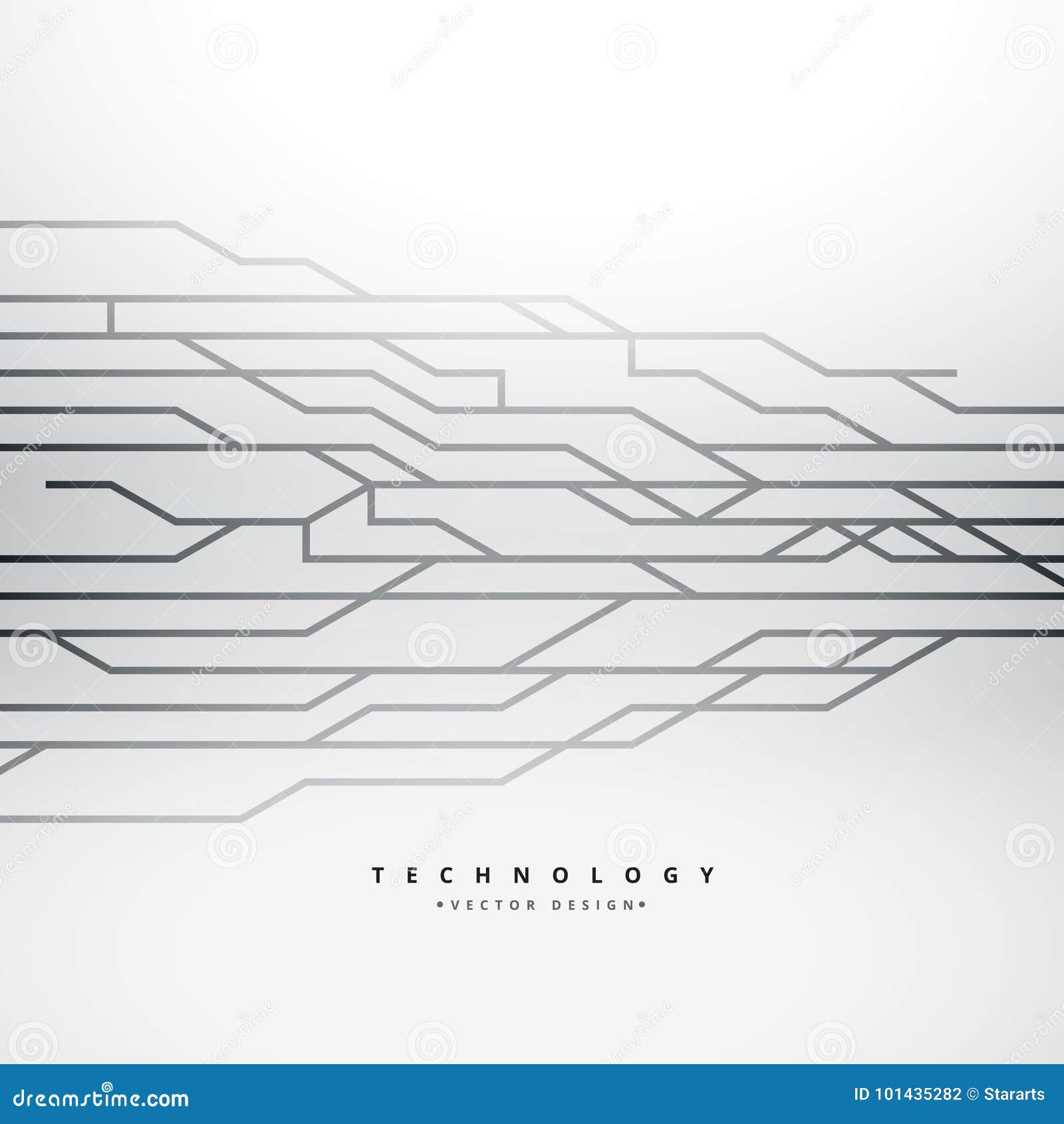 Background with Technology Lines Vector Design Illustration Stock ...