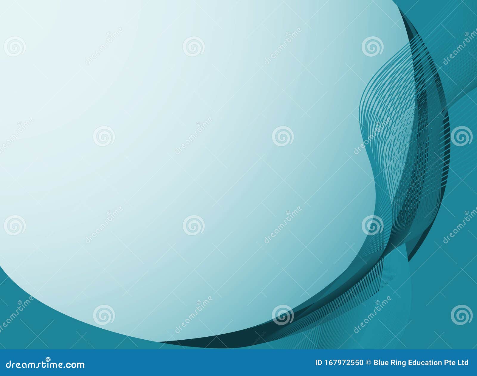 Background Template with Blue Frame Stock Vector - Illustration of ...