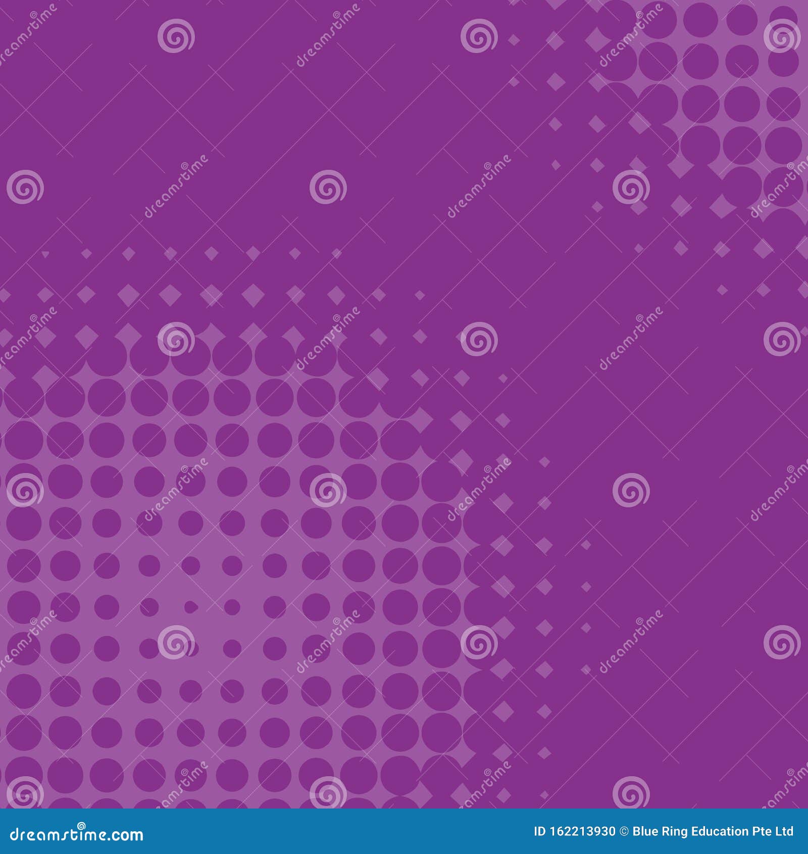Background Template Design with Purple Dots Stock Vector - Illustration ...