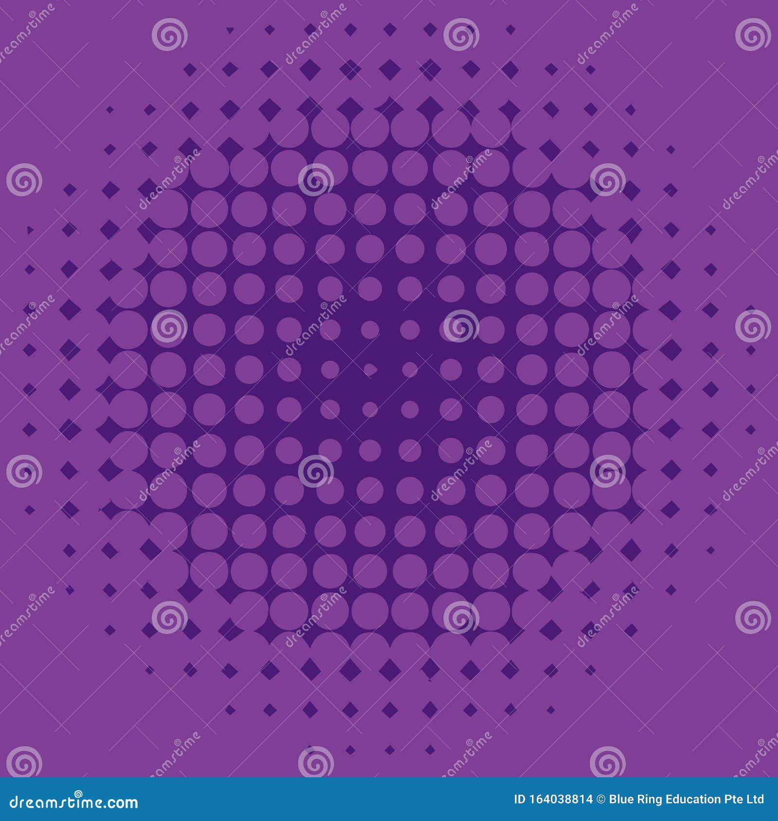 Background Template Design with Purple Dots Stock Vector - Illustration ...