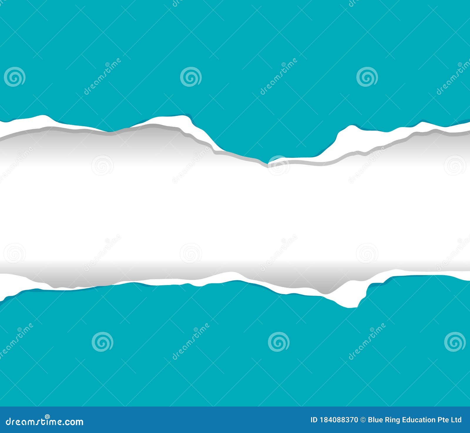 Background Template Design with Ripping Paper Stock Vector ...