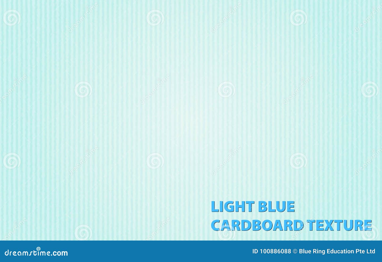 Background Template with Light Blue Cardboard Texture Stock Vector ...