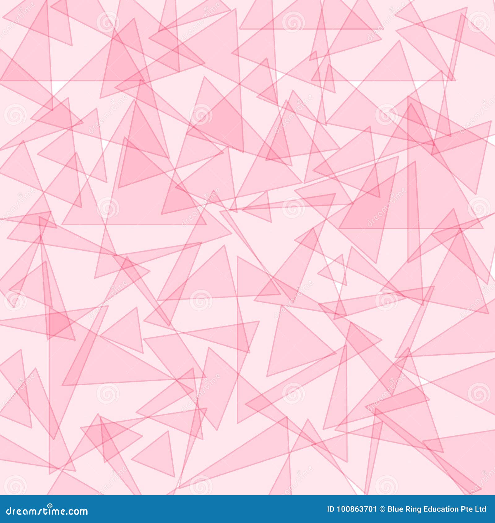 Background Template with Pink Triangle Shapes Stock Vector ...