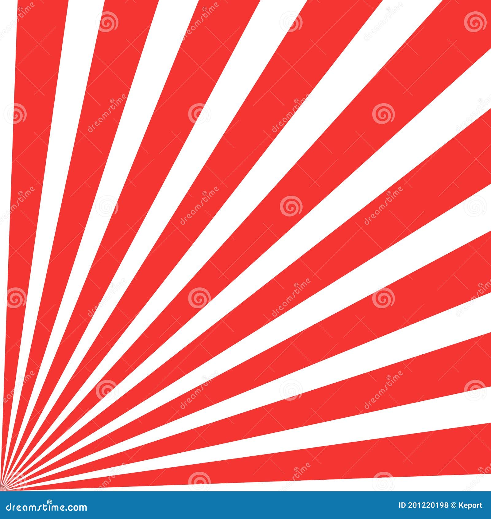 Background Template with Red and White Rays Stock Illustration ...