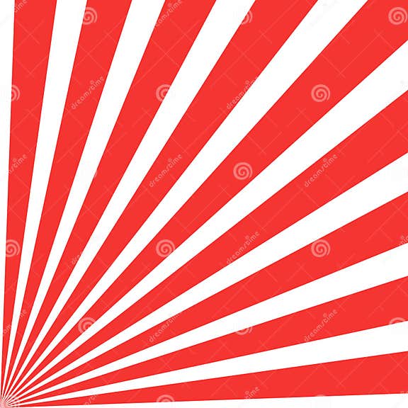 Background Template with Red and White Rays Stock Illustration ...