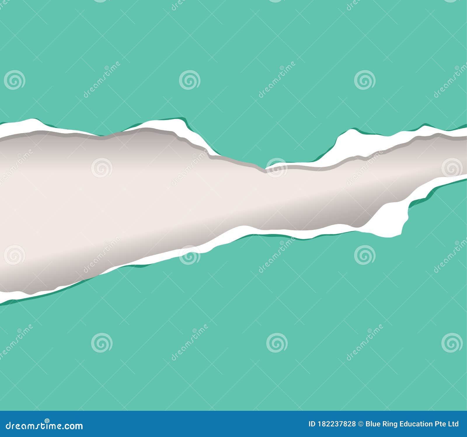 Ripping Paper. Cardboard Holes On Vintage Old Paper Transparent Ragged ...