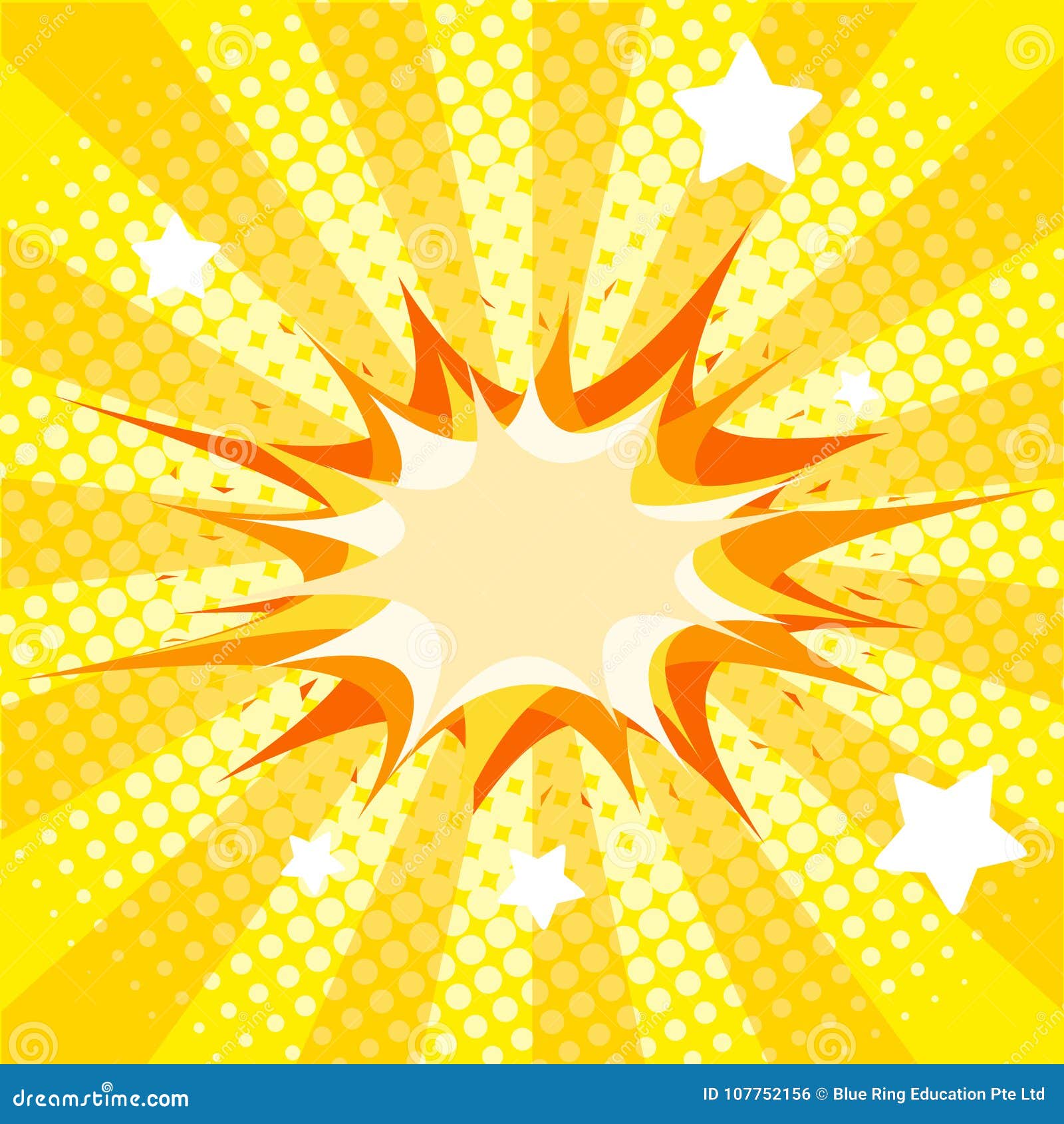 Background Template with Yellow Splash Stock Vector - Illustration of ...