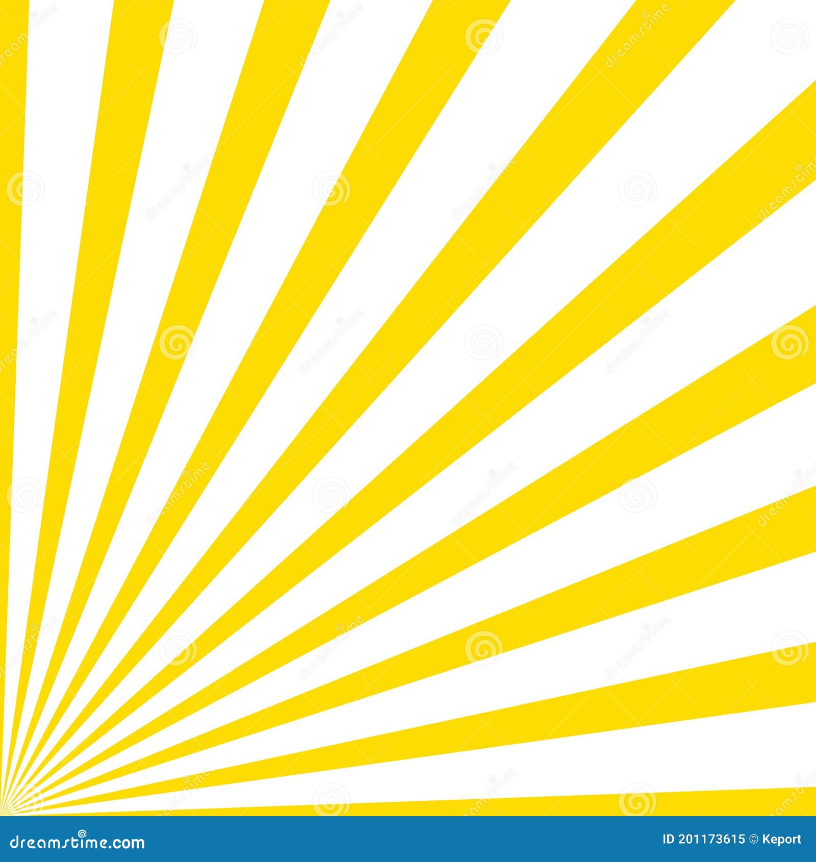 Background Template with Yellow and White Rays Stock Illustration ...