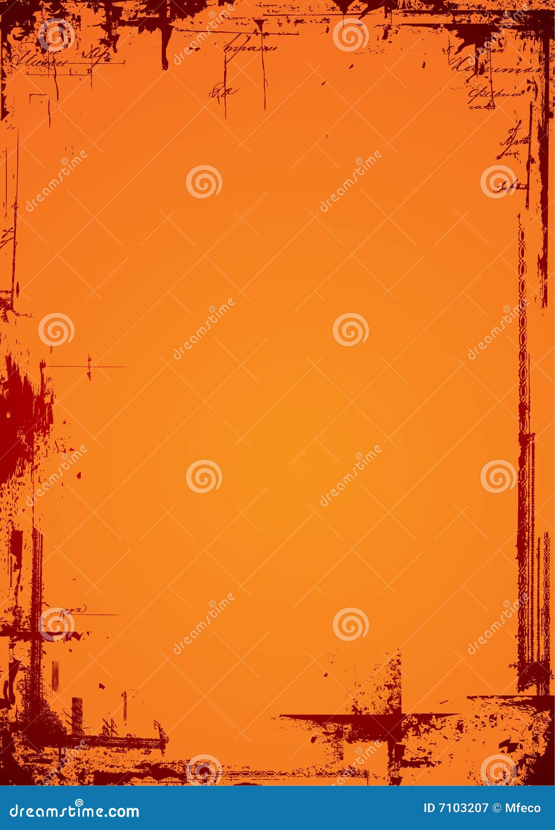 Background for text stock vector. Illustration of calligraphy - 7103207