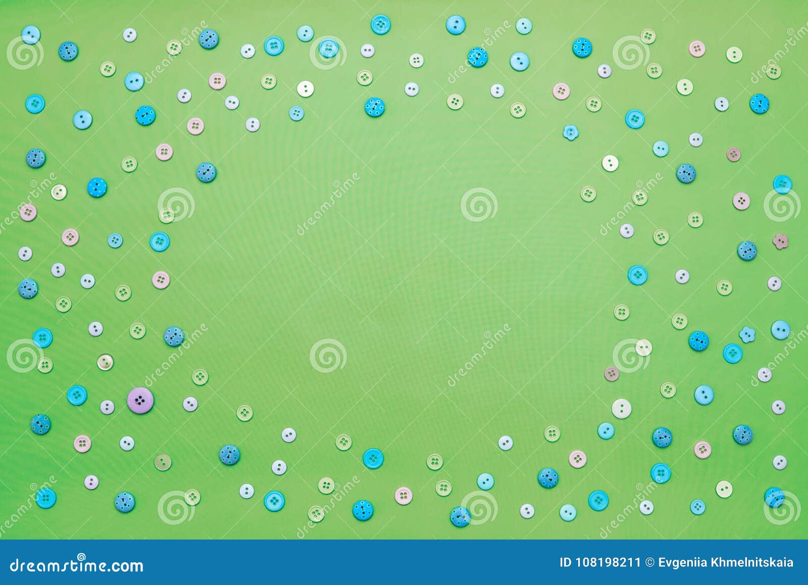 Background for Text Ornamental Frame of Colored Buttons. Stock Image ...