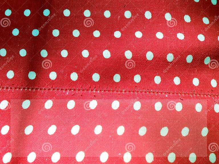 Patterns on the Fabric - Point Stock Image - Image of material, polka ...