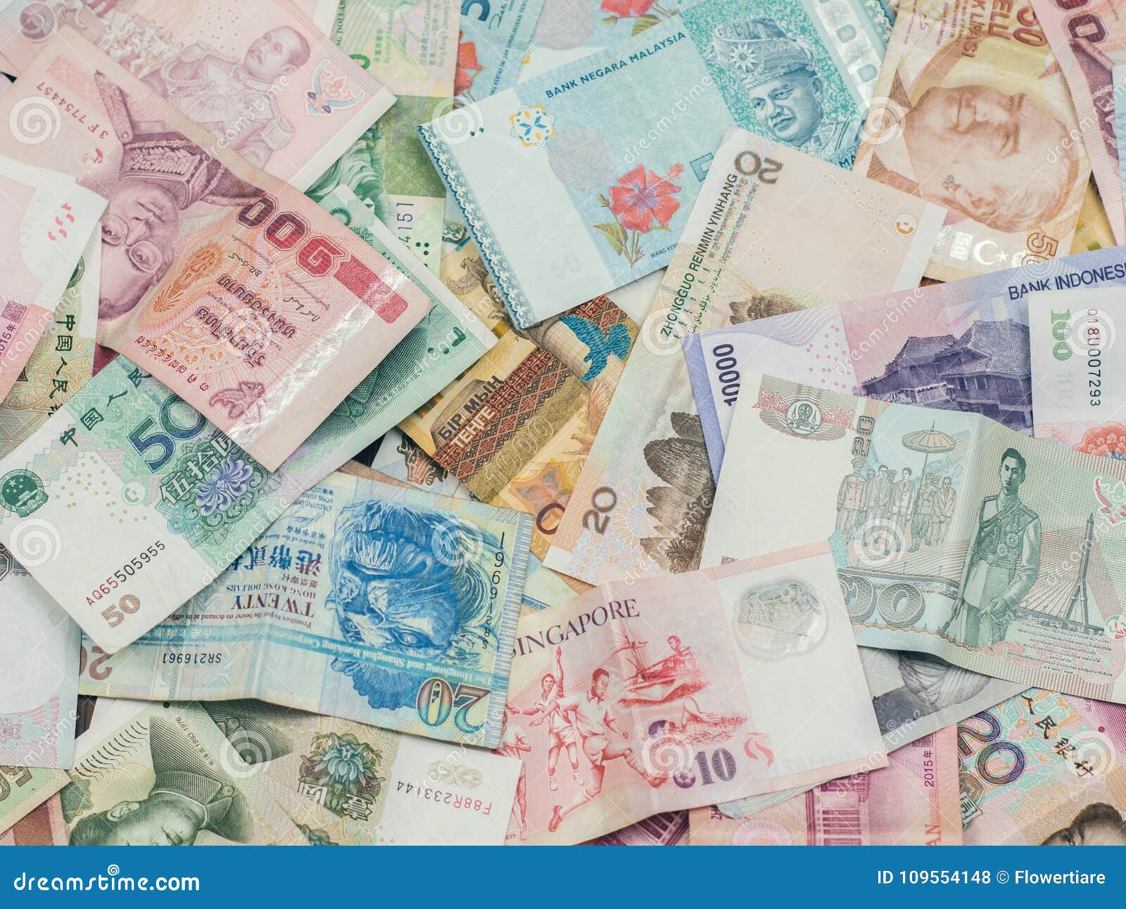 Background and Texture of Asia Money. Currency of Kazakhstan, Hong Kong ... Background and Texture of Asia Money. Currency of Kazakhstan, Hong Kong ...