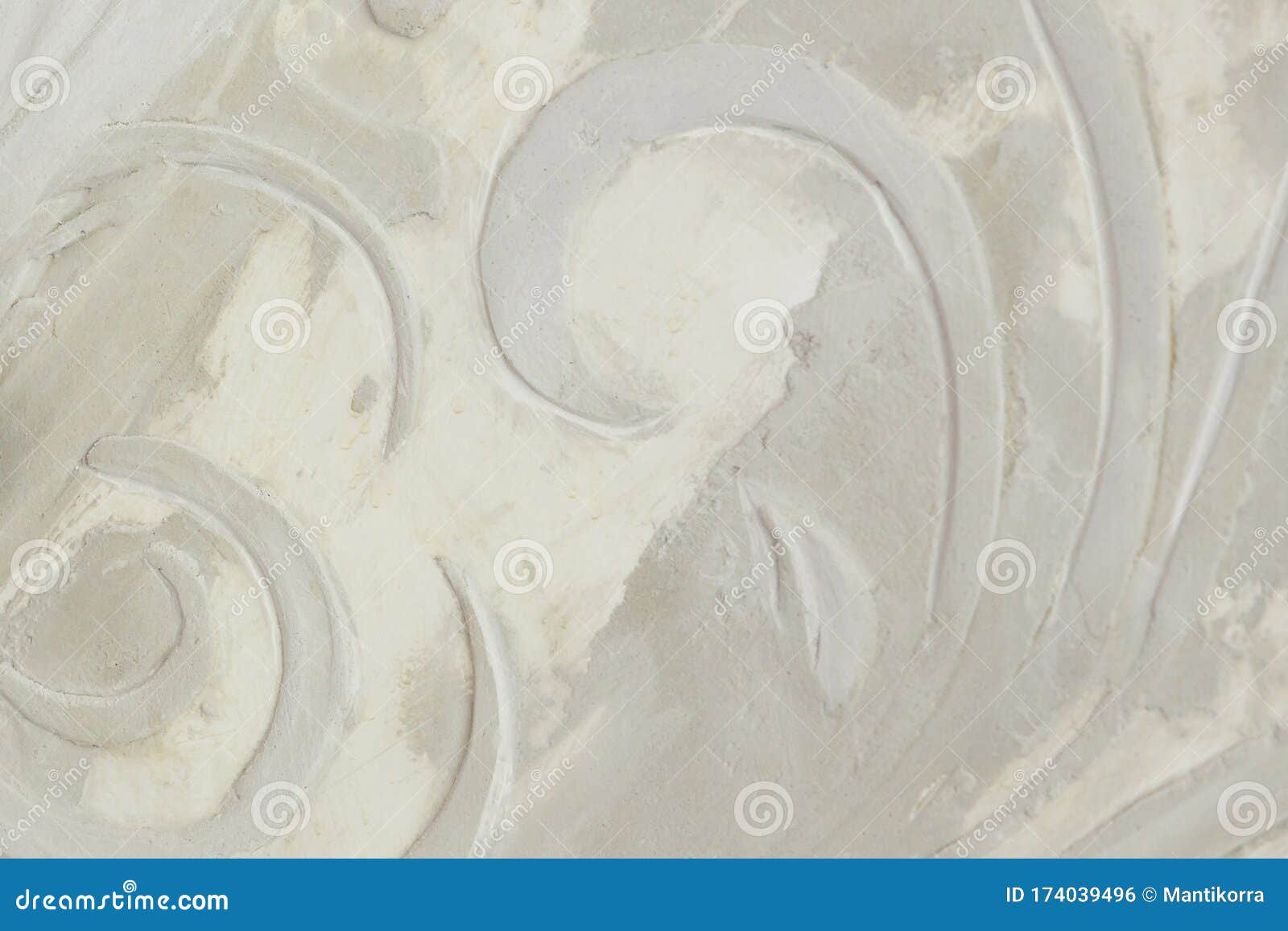 Background and Texture of a Bas-relief Pattern on a Concrete Wall Stock ...