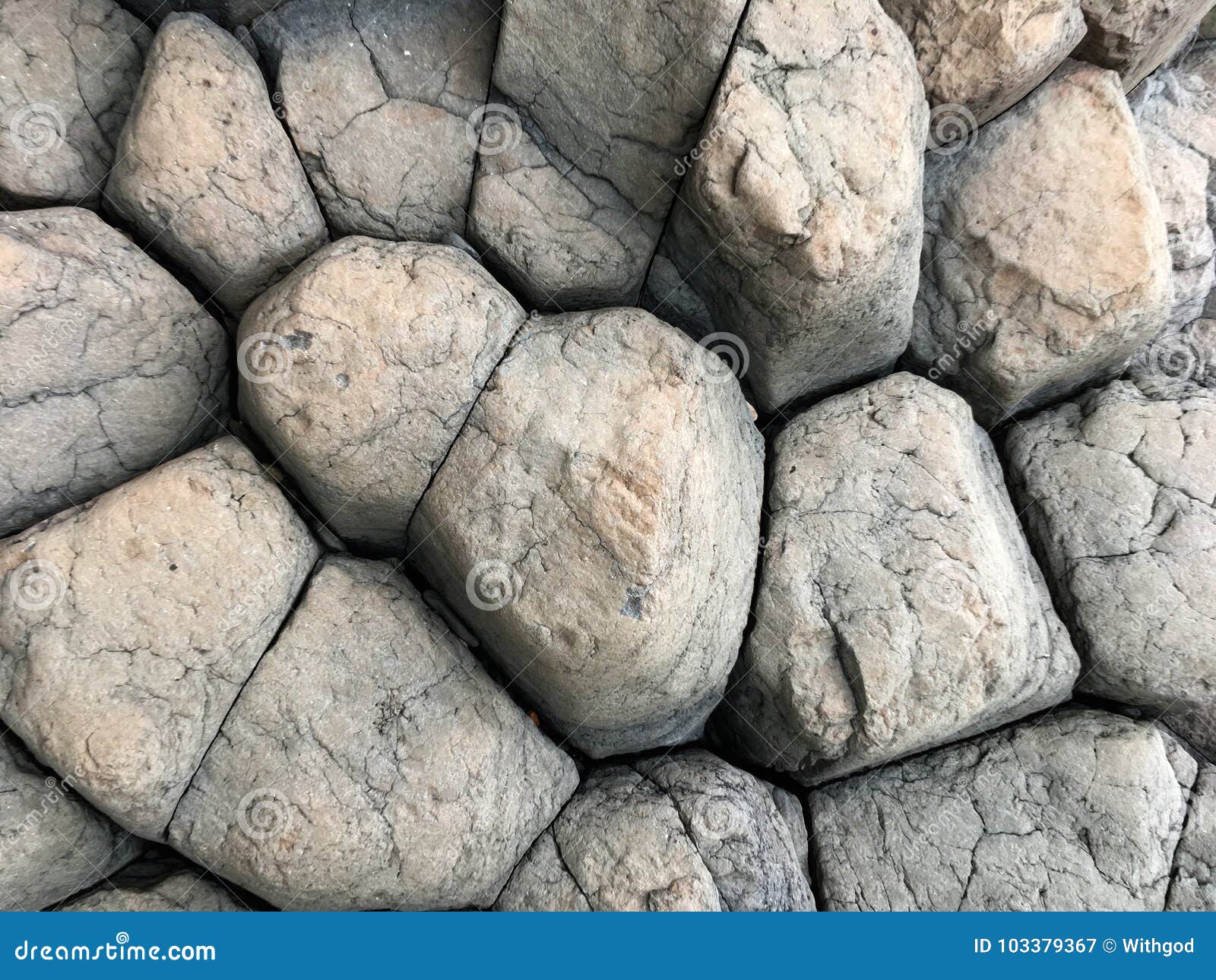 Background of Basalt Rocks, Top View Stock Image - Image of basalt ...