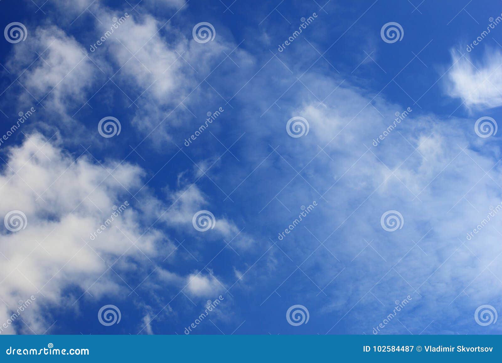 Background, Texture. Blue Sky with Clouds. Stock Image - Image of light ...