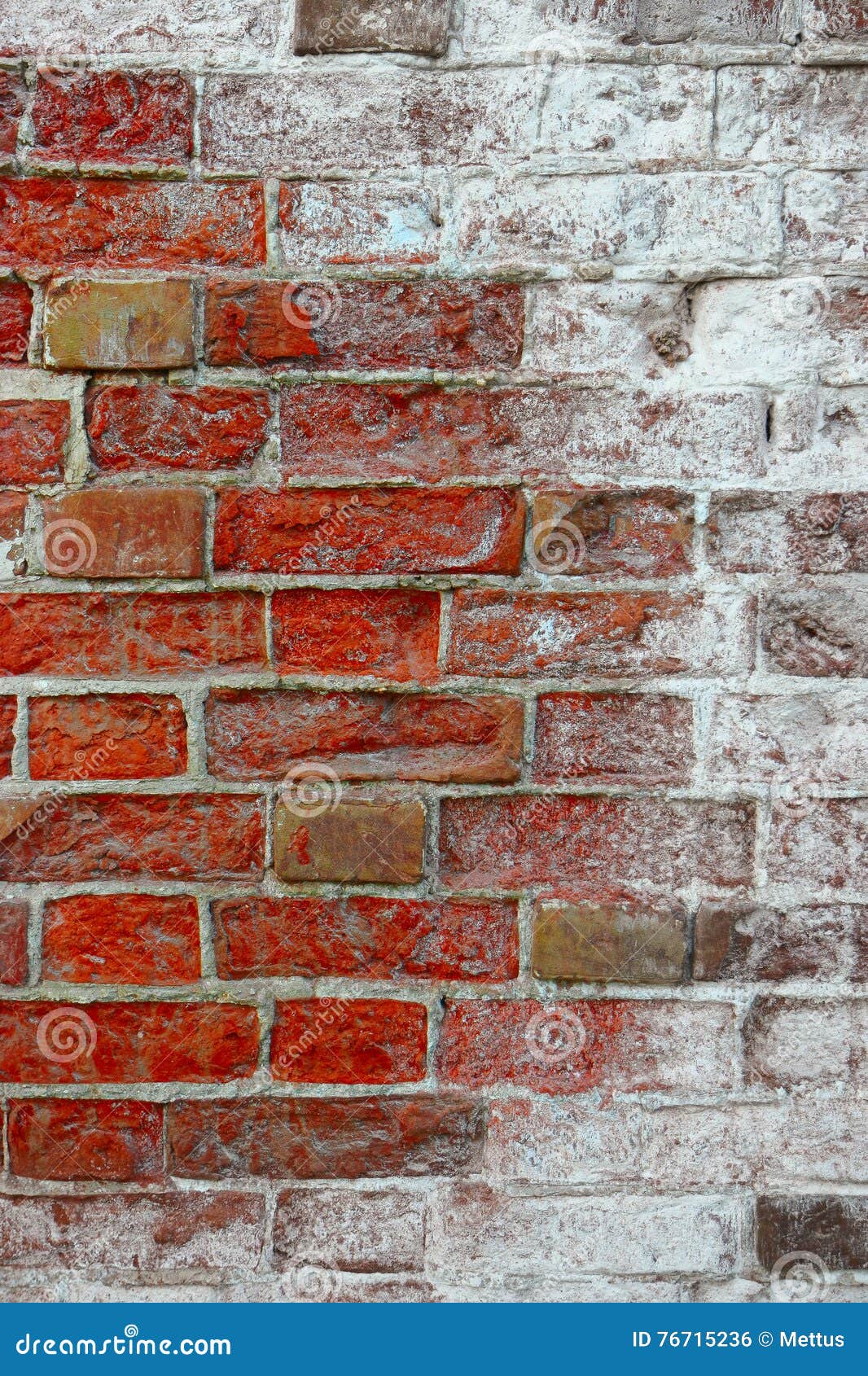Background Texture of Brick Wall Covered with Salt Stock Photo - Image ...
