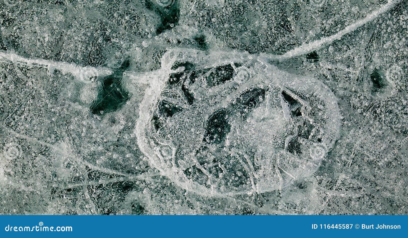 Bubbles in ice stock image. Image of canada, abstract - 116445587