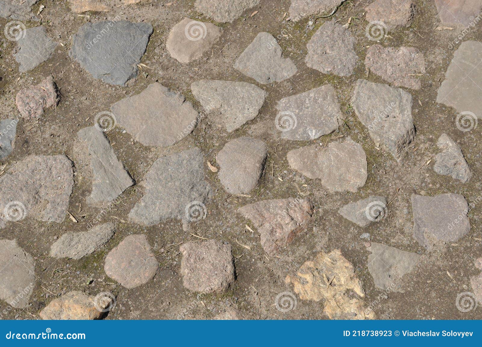 A Flat Stone on an Earthen Surface Stock Image - Image of earthen ...