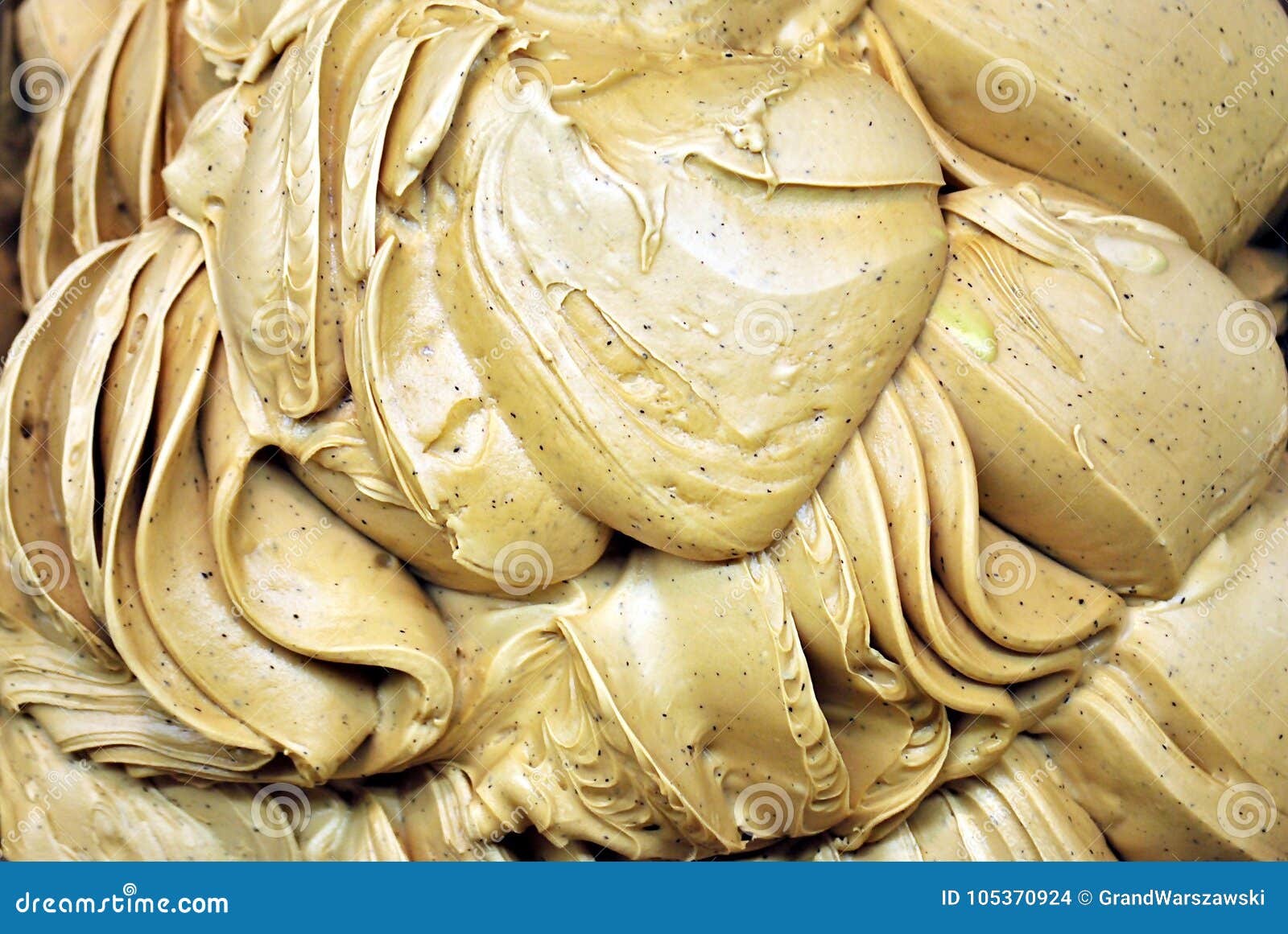 Texture of Ice Cream. stock photo. Image of background - 105370924