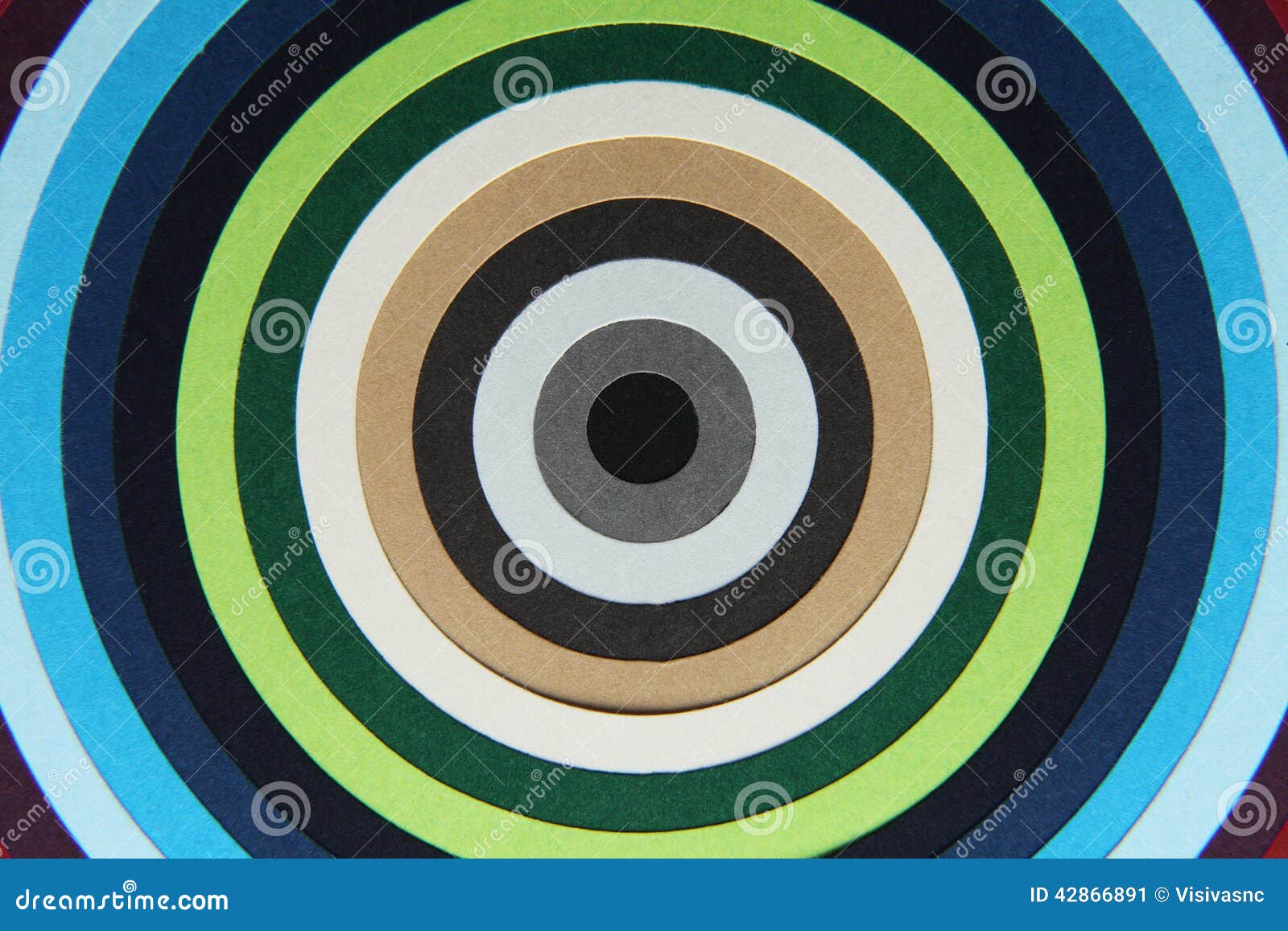 Background Texture of Colored Paper into Circles Stock Illustration ...