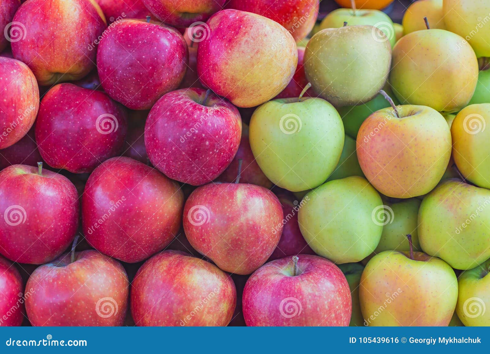 Background Texture Colorful Apples Stock Photo - Image of delicious ...