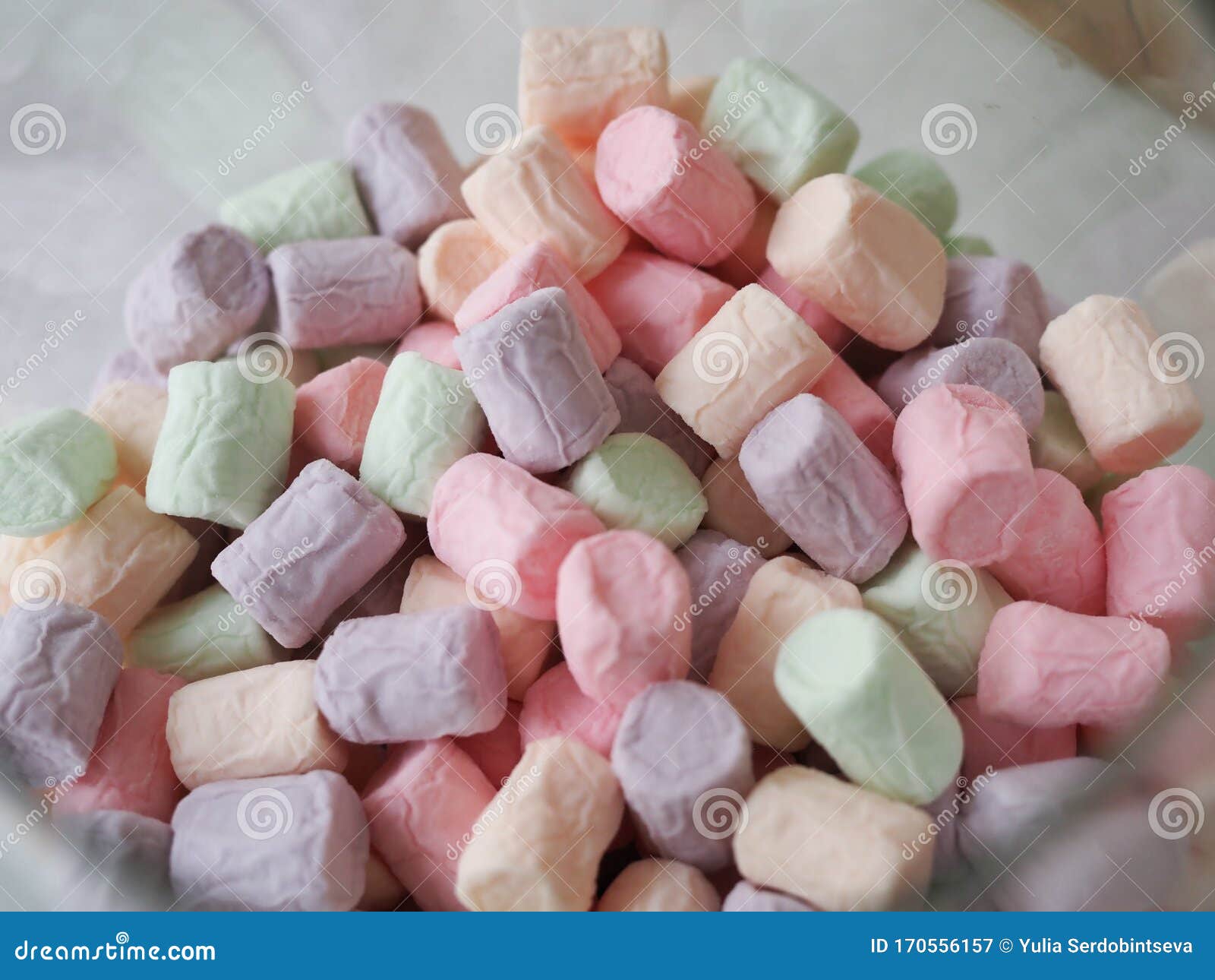 Background or Texture of Colorful Mini Marshmallows Stock Image - Image ...