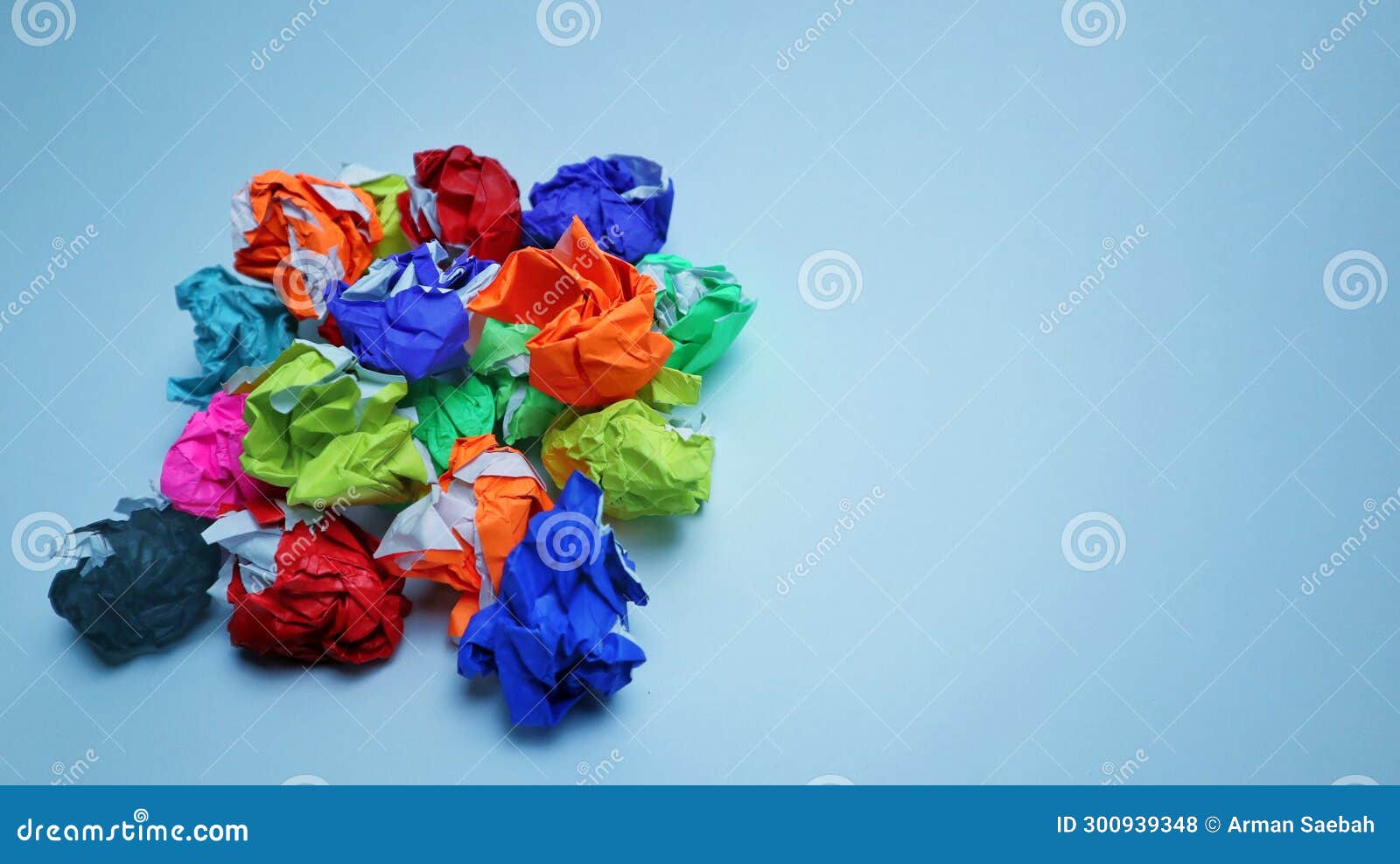 Background and Texture of Crumpled Colored Paper. Stock Photo - Image ...