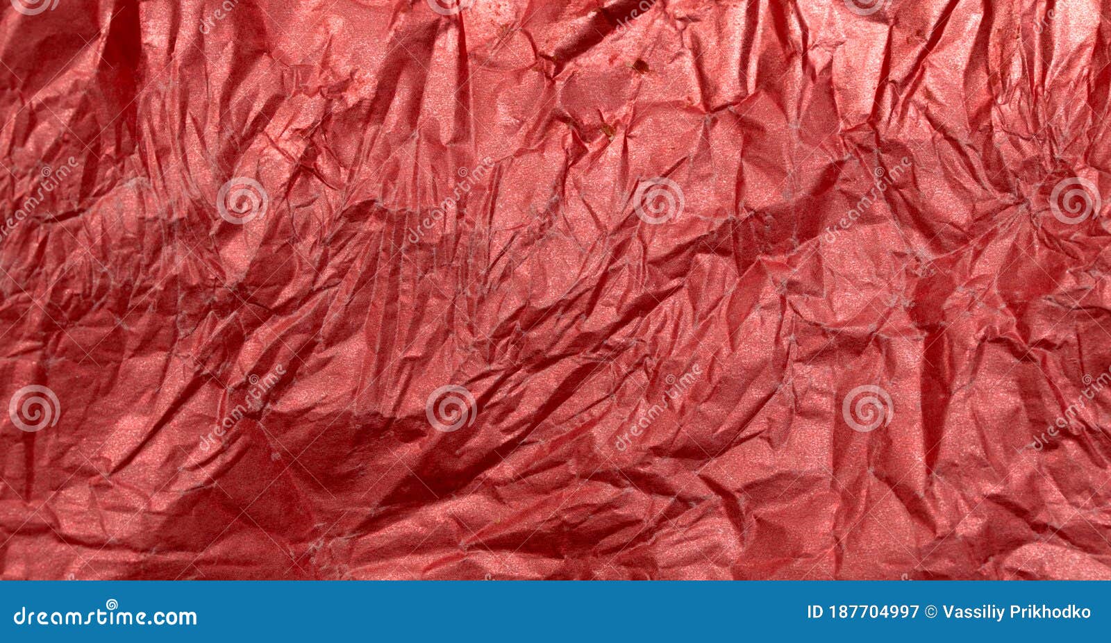 Crumpled red old paper stock image. Image of copy, paper - 187704997